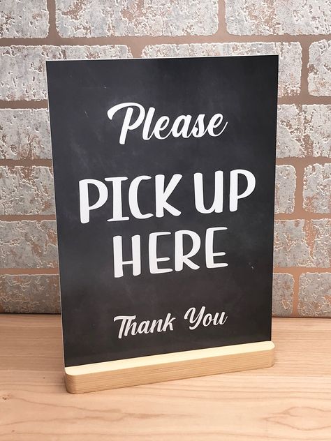 Custom Curbside Pickup and Service Signs – 123 Signs